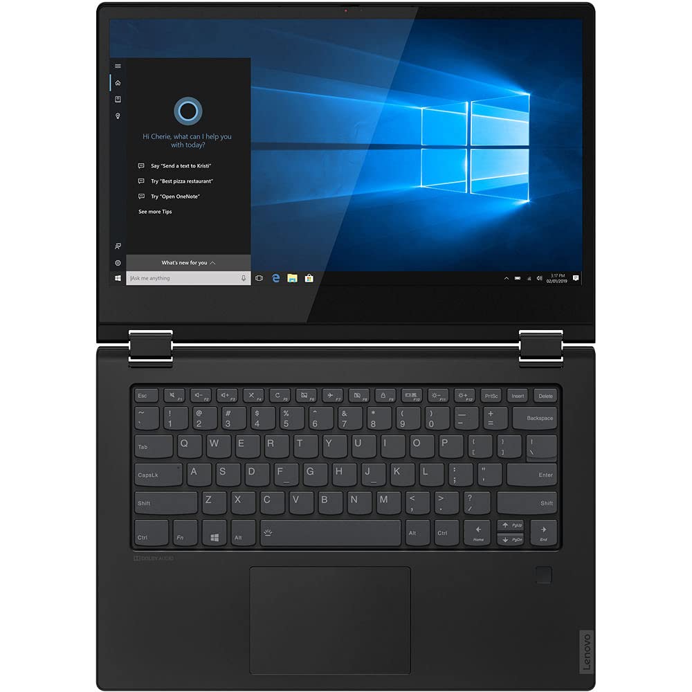 Lenovo IdeaPad Flex 14 14" FHD Touchscreen 2-in-1 Laptop Intel i7-8565U Quad-Core 8GB RAM DDR4 256GB SSD HDMI Backlit Keyboard with Fingerprint Reader Win 10 w/RATZK 32GB USB Drive