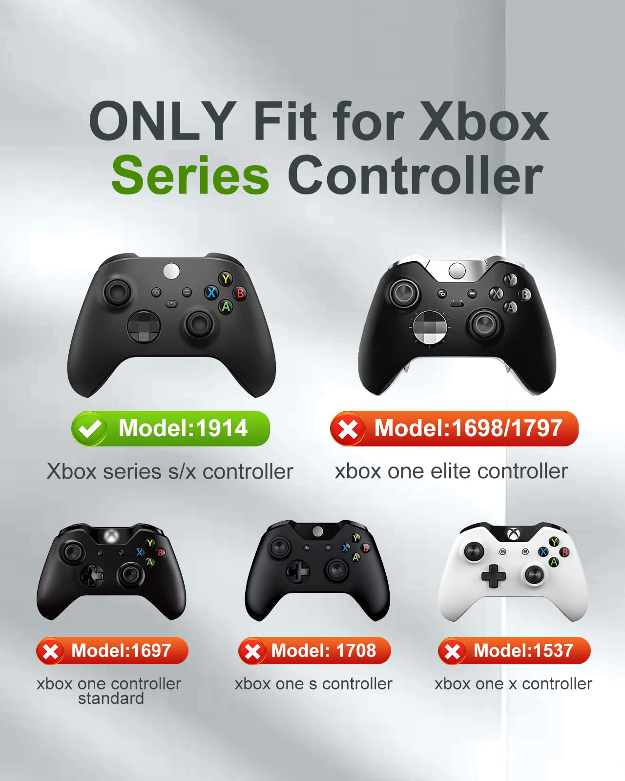 OLCLSS Paddles for Xbox Series X/S Controller (NOT for Xbox ONE S/X Controller), Strike Accessory for Xbox Series S/X Controller