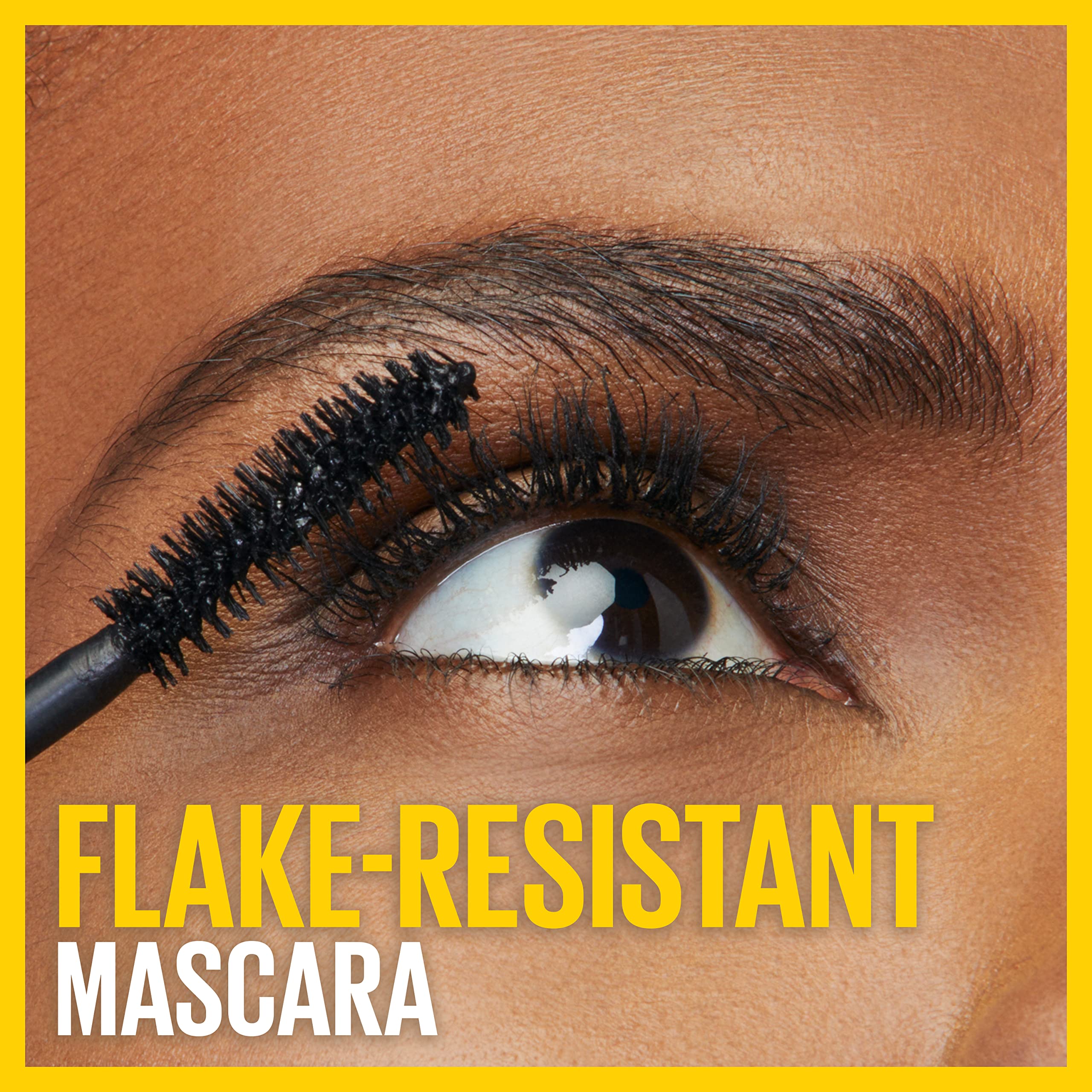 Maybelline Volum' Express Colossal Curl Bounce Washable Curling Mascara, Blackest Black, 1 Count