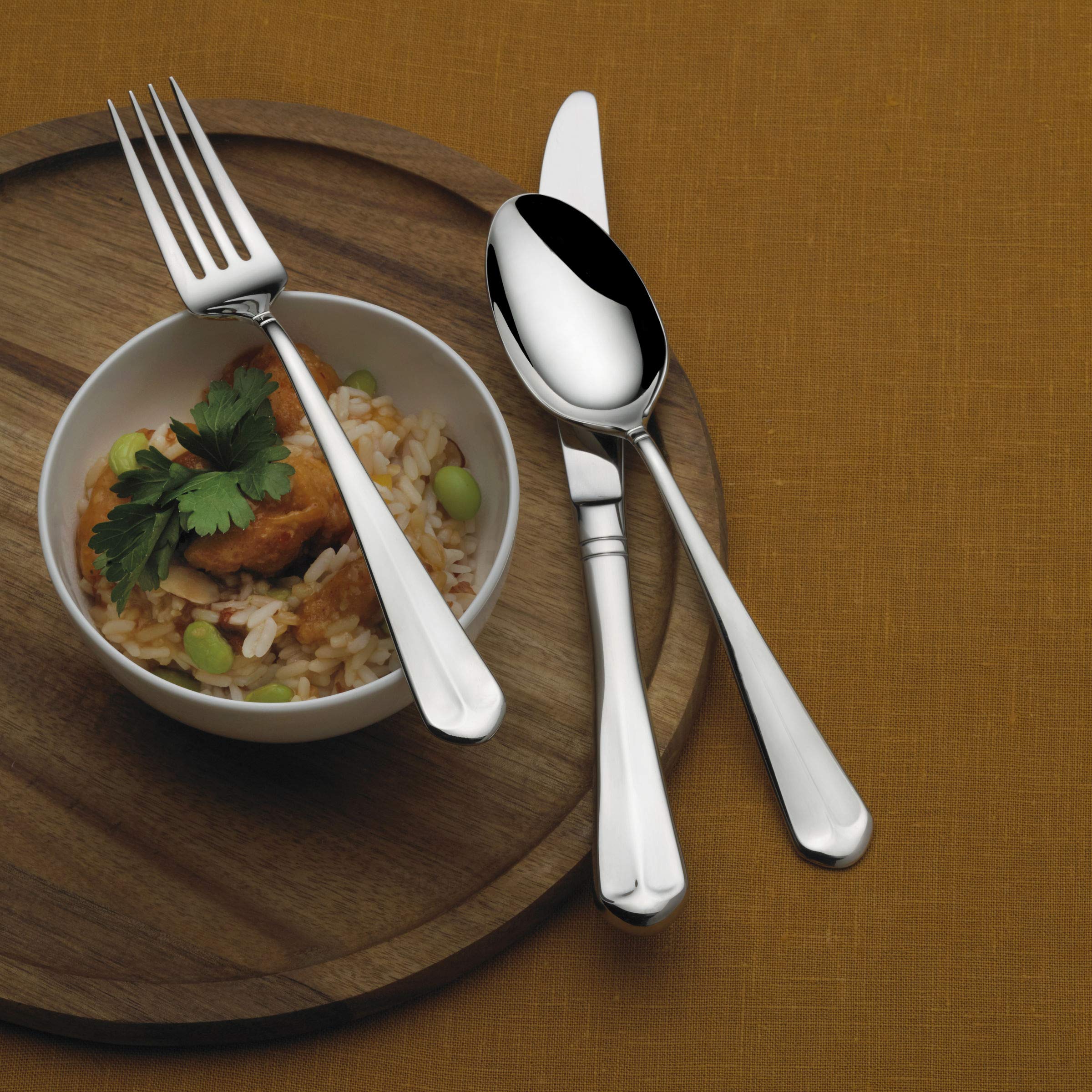 Mikasa Colette Flatware, 45 Piece Set, Silver