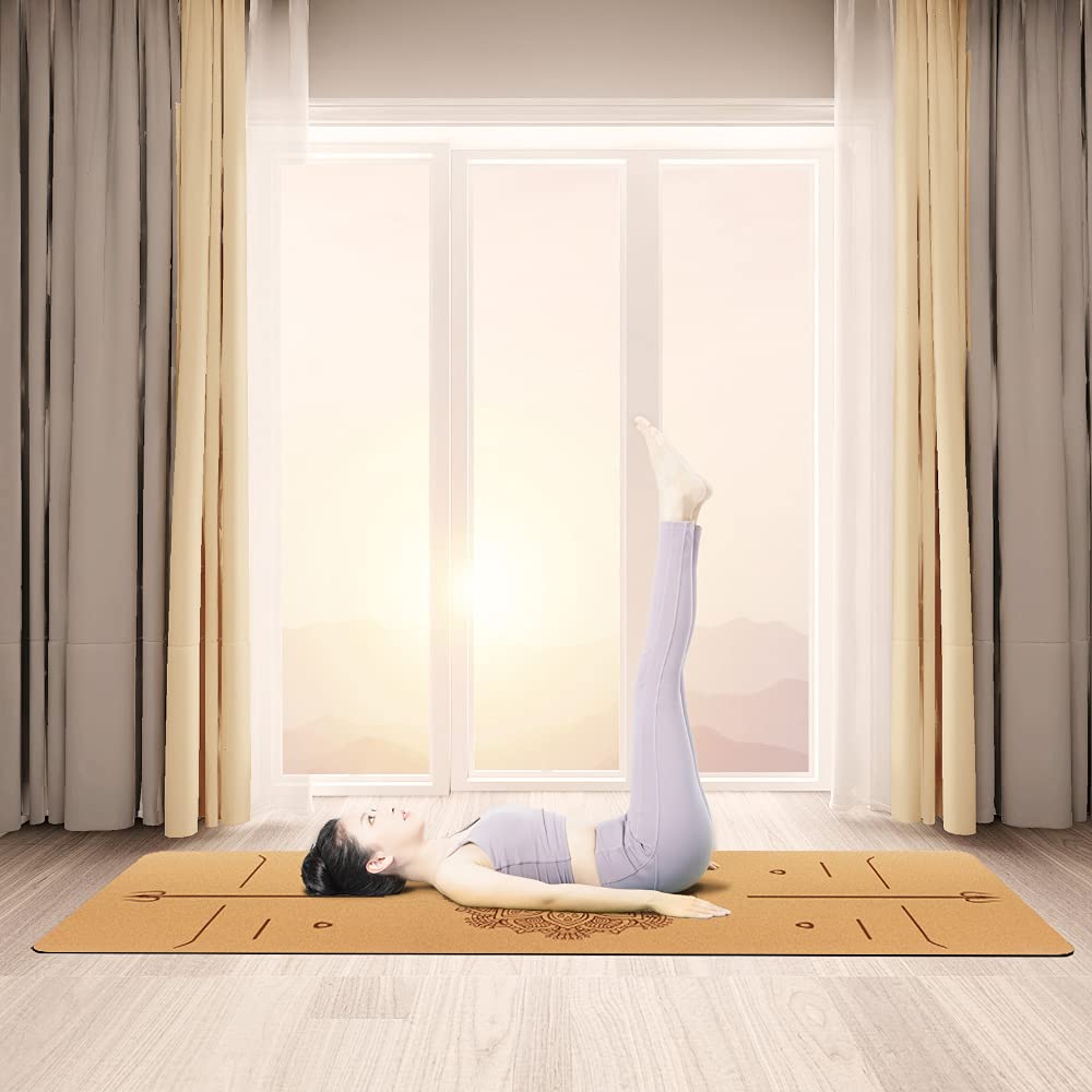 Leogreen Cork TPE Yoga Mat