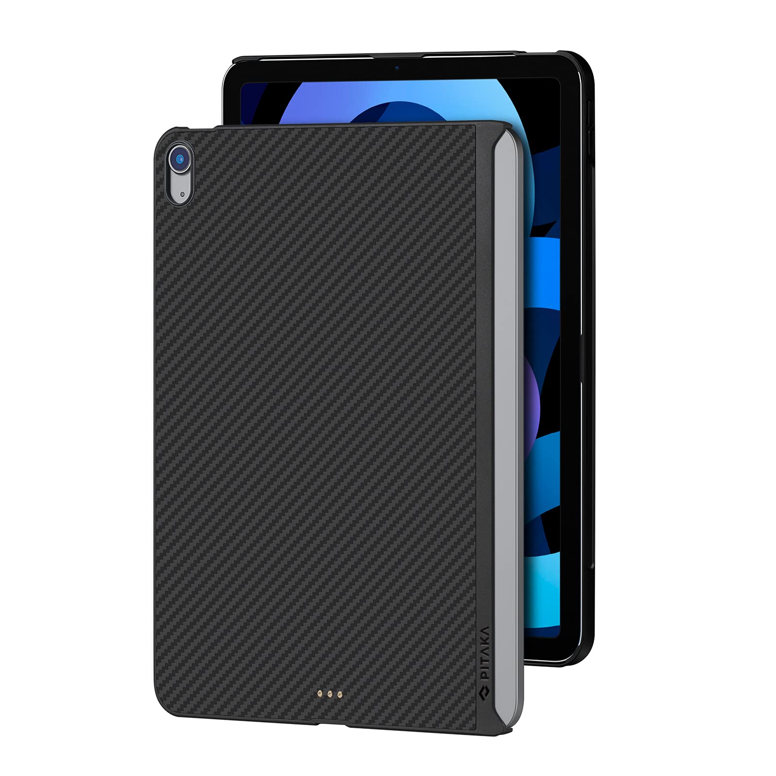 PITAKA iPad Air 5th Case 2022/iPad Air 4th Case 2020 10.9 Inch [MagEZ Case 2] Ultra Thin Aramid Fiber Magic Keyboard Compatible Case, Magnetic Case Works with MagEZ Stand & MagEZ Folio