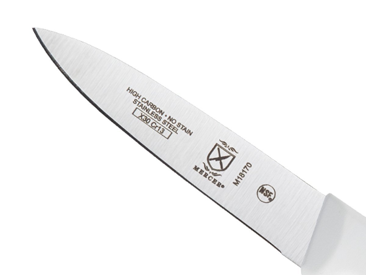 Mercer Culinary Ultimate White 8-Inch Chef's Knife and 3-Inch Paring Knife
