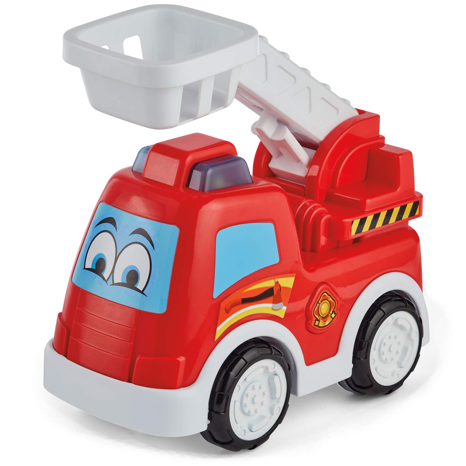 Kidoozie Talk & Roll R/C Fire Engine, Remote Control Toy Vehicle with Lights and Sounds for Toddlers 2 Years and Older