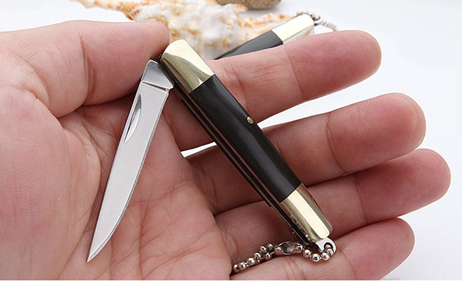 NUHUi Mini Compact Pocket knives Folding Knife Hand Tools Micro Key Accessories Attachments,Xmas Gift