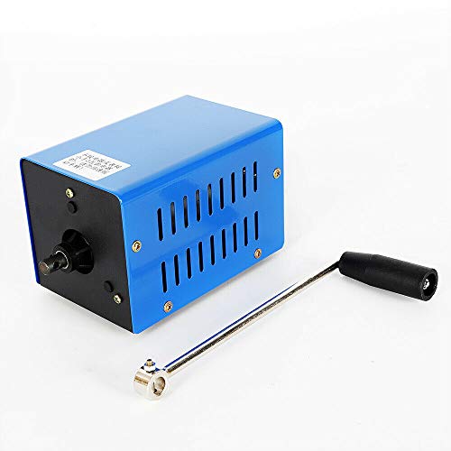 Multifunction Generator 20W High Power Manual Dynamo Hand Crank Charger Generator USB Generator Charging Emergency Generator Portable Blue Manual Hand Crank Generator For Travel Camping Hiking Survial