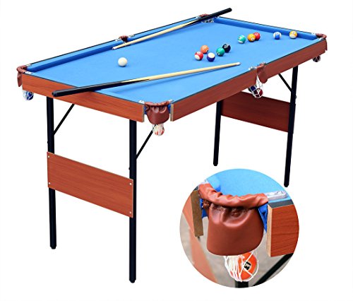 HLC 55" Folding Space Saver Pool Billiard Tableā¦