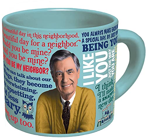 Mister Rogers Heat Changing Mug - Add Coffee or Tea and Mr. Rogers' Jacket Changes to His Sweater - Comes in a Fun Box