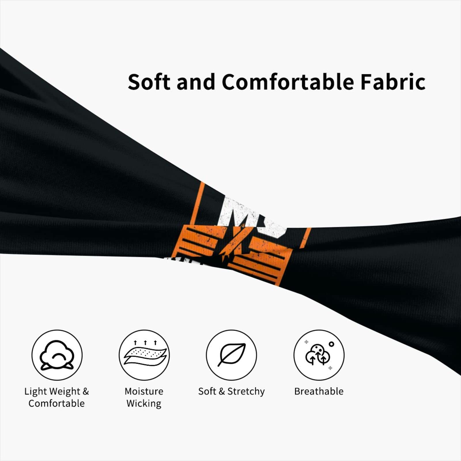 Multiple Sclerosis Ms Awareness Fitness Exercise Headband Unisex Yoga Non-Slip Quick-Drying Fitness Headband