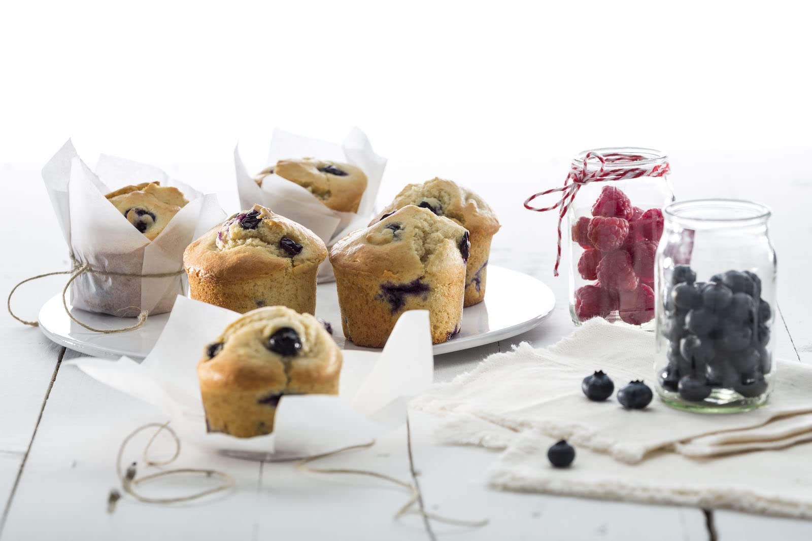 Lekue Red Silicone 6-Cup Muffin Mold