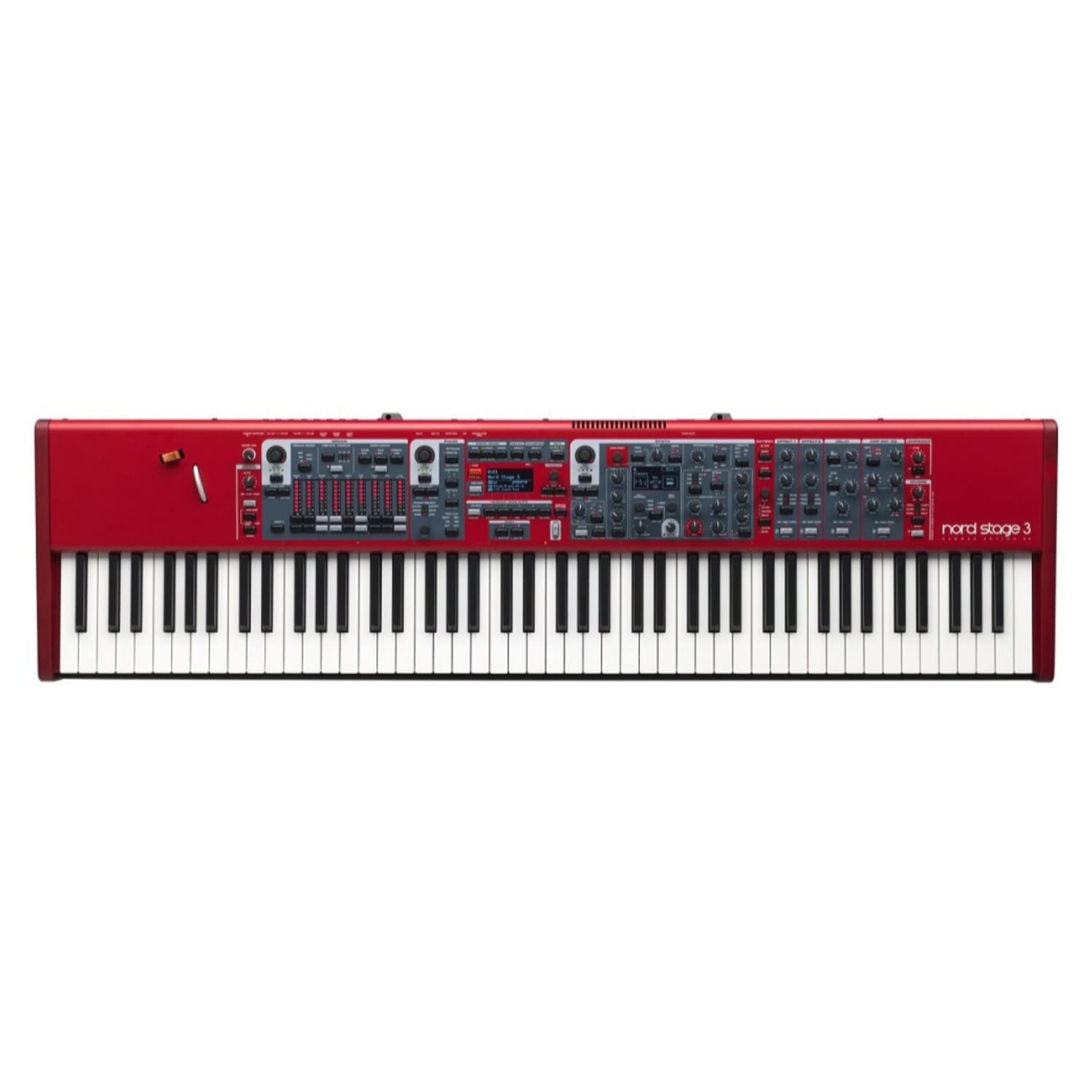 Nord Stage 3 88-Key Fully-Weighted Keyboard Bundle with Adjustable Keyboard Stand, Adjustable Keyboard Bench, Two-Tier Adjustable Keyboard Stand, Dust Cover, and 6 Feet MIDI Cables (2-Pack) (7 Items)