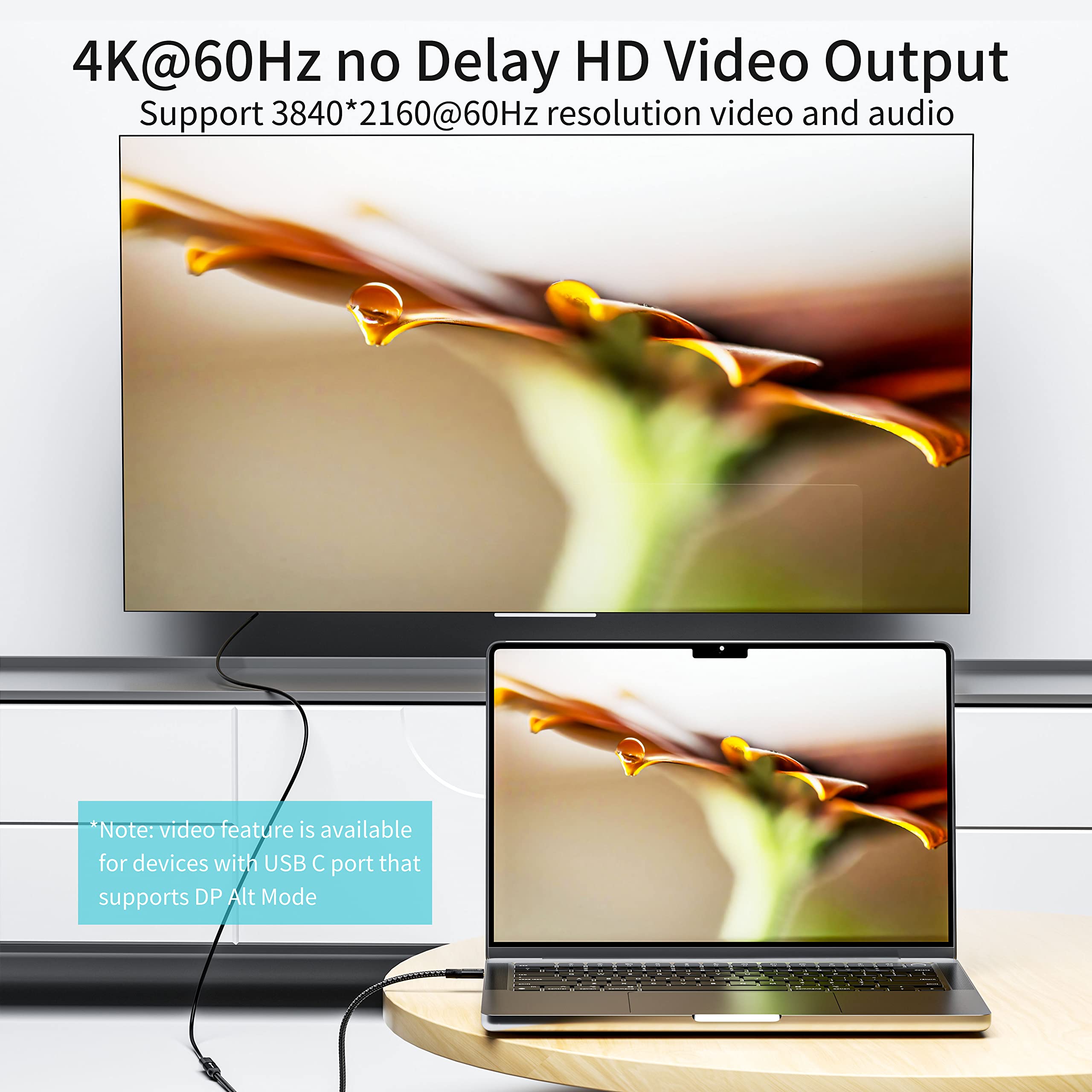 PHIXERO Right Angle USB C Extension Cable 1.6ft(20Gbps, 100W), USB C 3.2 Gen 2x2 Male to Female Extender, Type C 4K@60Hz Video Cable, Compatible with USB C Hub/MacBook/iPad Pro/Magsafe Charger/Switch
