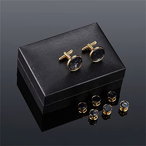 Man Shirt Cufflinks Cufflink Shirts Studs Button and Cufflinks for Mens Wedding Man Cuff Link Set Tie Clips