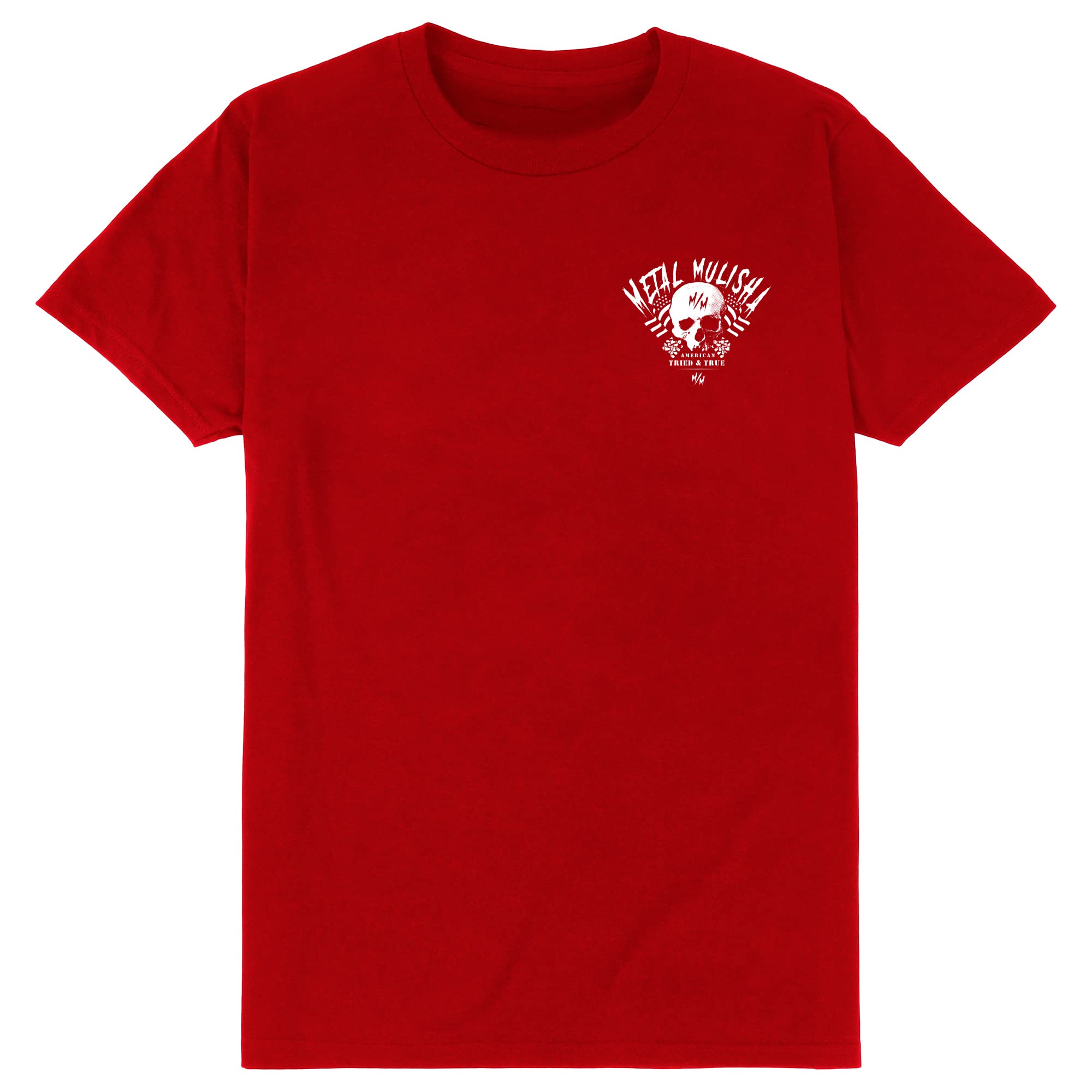 Metal Mulisha Mens Tried & True T-Shirt, Red, Extra Large