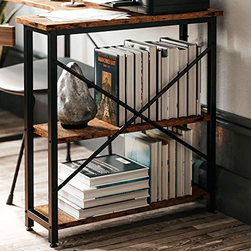 IRONCK Computer Desk Corner Table with Shelf, 47" Small L Shaped Desk for Home Office, Writing Workstation, Space-Saving, Easy Assembly