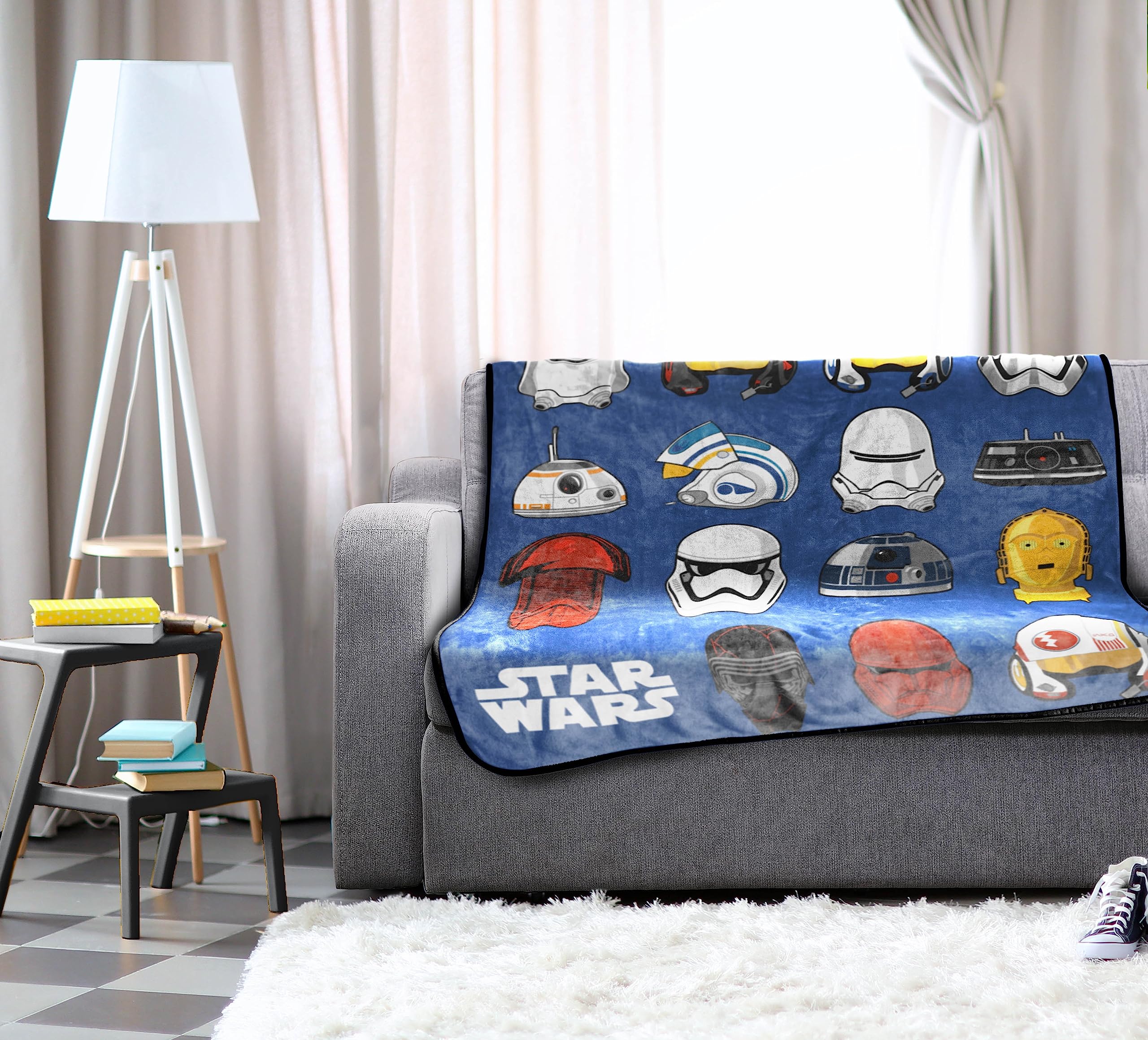 Jay Franco Star Wars Fly Boy Throw Blanket, Blue