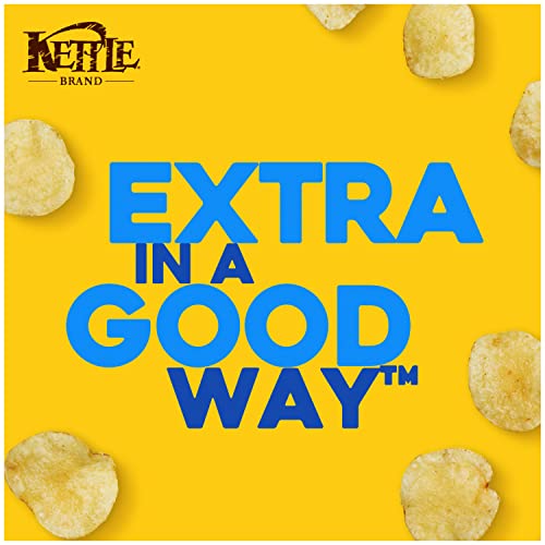 Kettle Brand Sea Salt and Vinegar Kettle Potato Chips, Gluten-Free, Non-GMO, 7.5 oz Bag