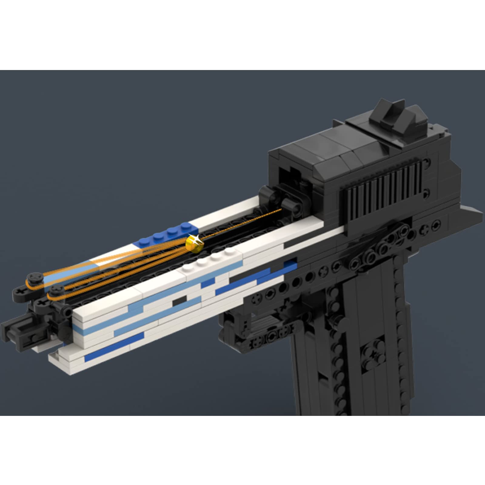 NOSTEA Technics Simulated Desert Eagle Shooting Toy Building Block, 900+ PCS, Toys Building Blocks Compatible with Lego Technic