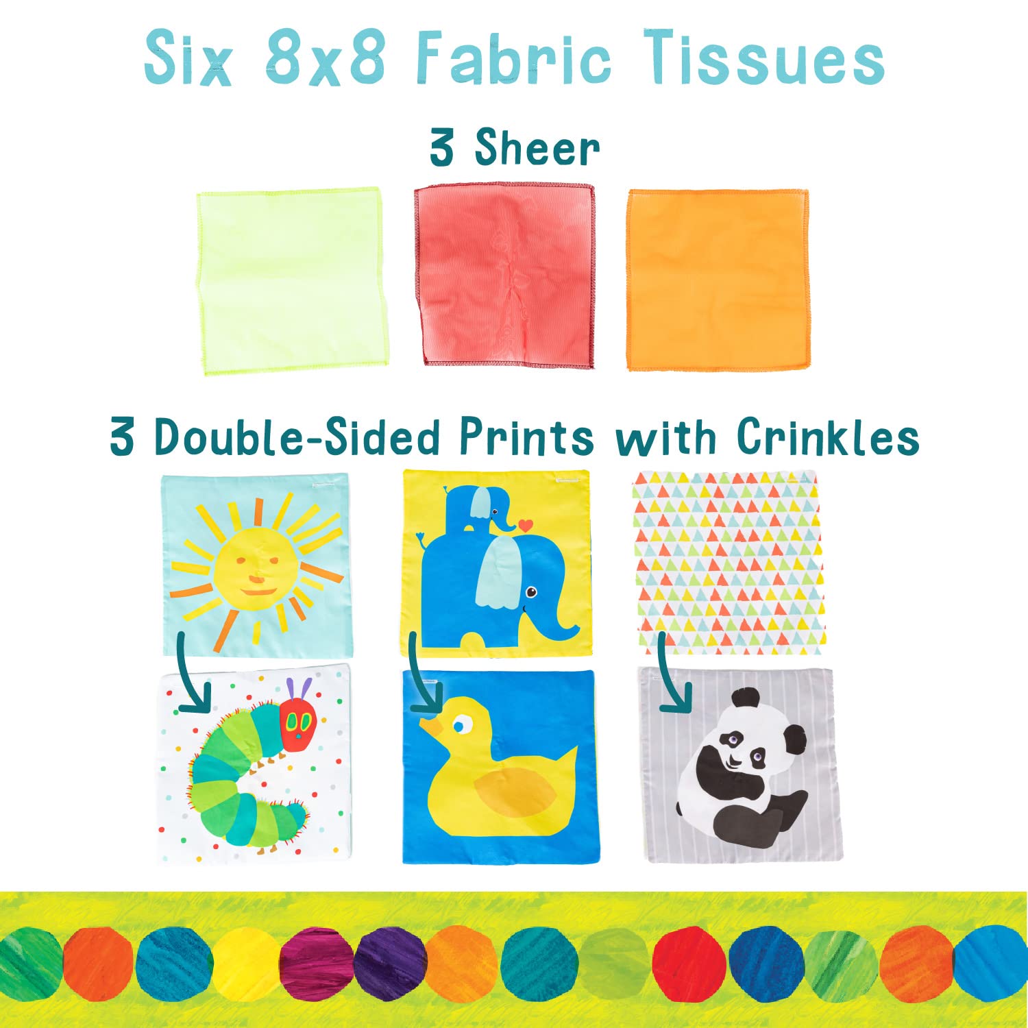 Kids Preferred World of Eric Carle Montessori Tissue Box Sensory Toy