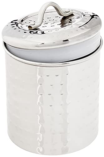 Old Dutch 4 Piece Hammered Black Pearl Canister Set
