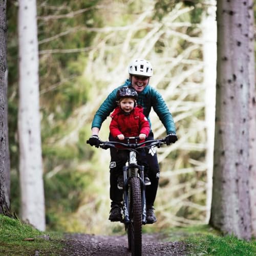 Kids Ride SHOTGUN - Original - MTB Bike Seat and Handlebar Combo - Front Mounted Child Bike Seat - Frame Mounted - Kids 2-5 Years. Original Design.