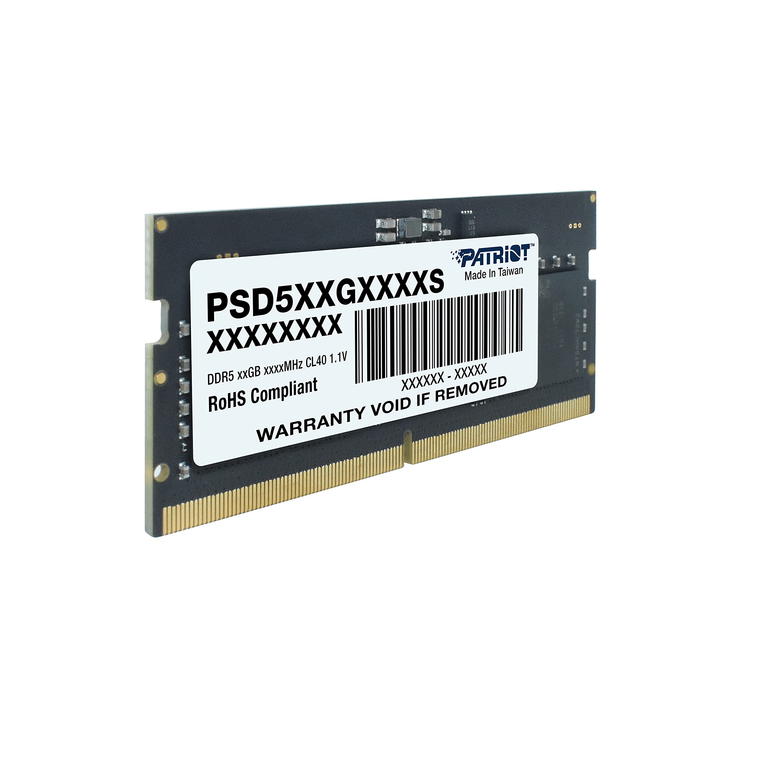 Patriot Signature Line DDR5 16GB (1 x 16GB) 5600MHz SODIMM Single - PSD516G560081S