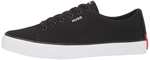 HUGO Full Canvas Lace up Sneaker Black Onyx