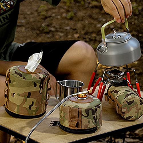 ODOORACT 3pcs Propane & Butane Fuel Tank Cover, Portable Ventilated Propane & Butane Protector Storage Bag for Gas Tank Fuel Tank Camping Protector Storage Bag Gas Cylinder Tank Accessories