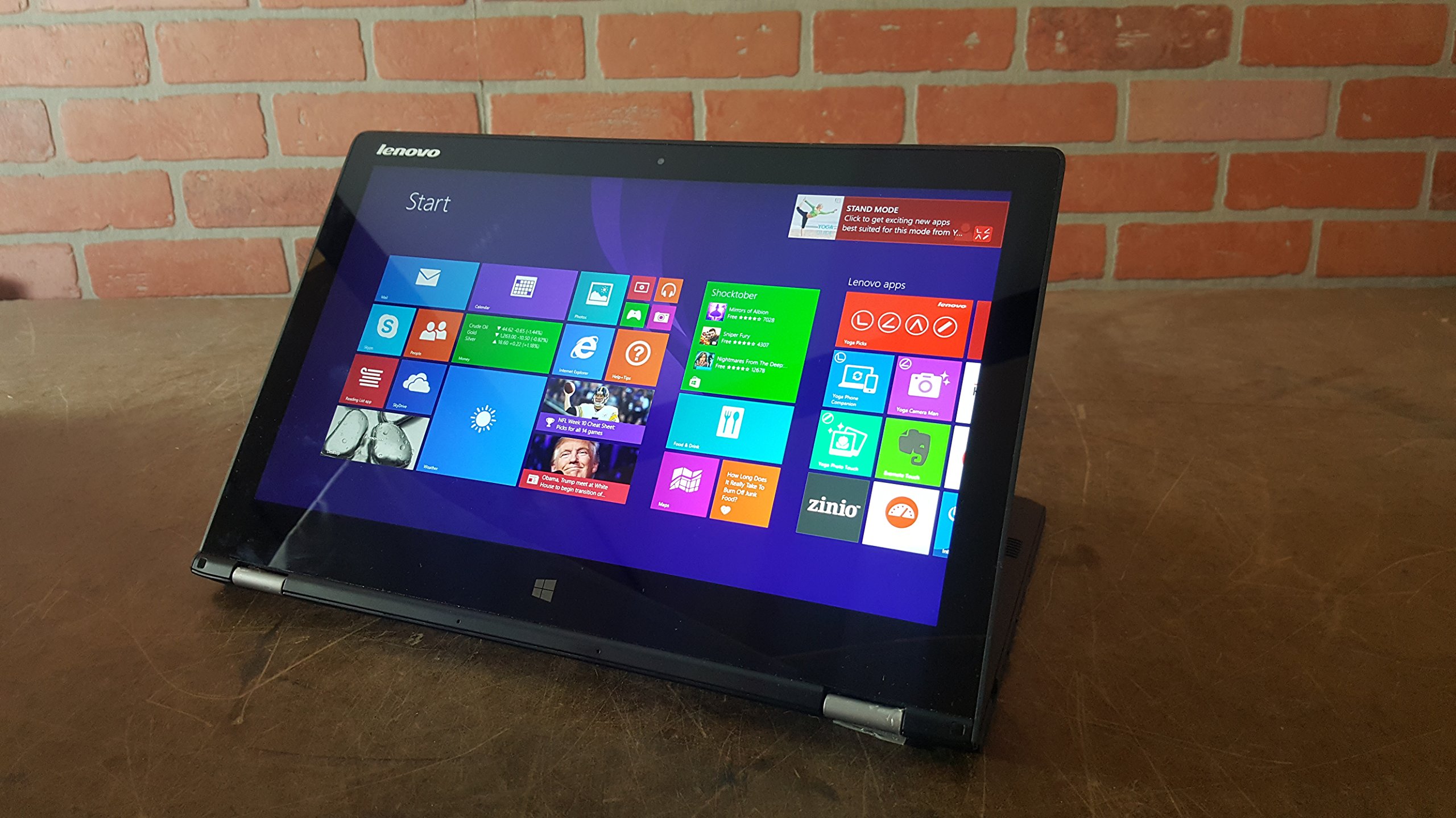 Lenovo - Yoga 2 2-in-1 11.6" Touch-Screen Laptop - Intel Core i5-4GB Memory - 128GB Solid State Drive - Windows 8.1 - Silver