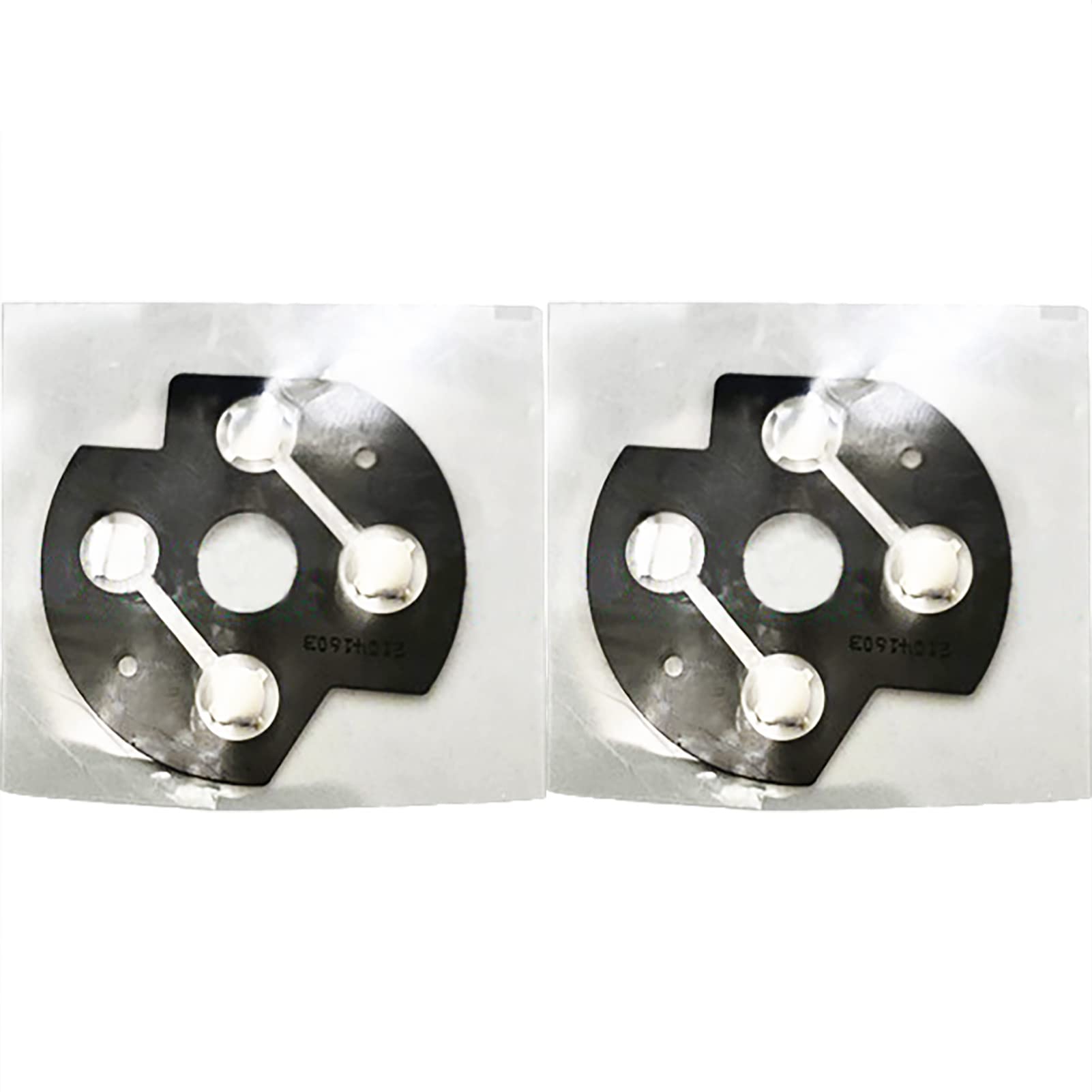 Original for XboxOne Controller D-Pad Button Paster Dome Pack 2 Black Replacement, Compatible with for Xbox One S Series S/X Wireless Controllers, Direction Conductive Pads Metal Elastic Sheet