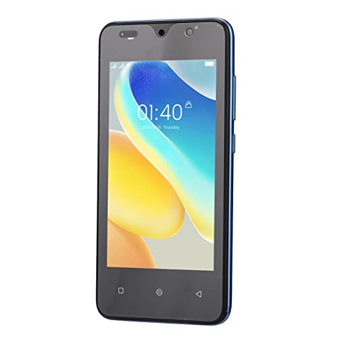 PUSOKEI 5 Inches HD Screen Smartphone, MTK6779 CPU/RAM 2GB ROM 32GB/WiFi BT FM, Face Recognition/2MP 5MP Camera/1080x2320 Resolution/Dual SIM 3G Mobile Phone for Android 6(Light Blue)