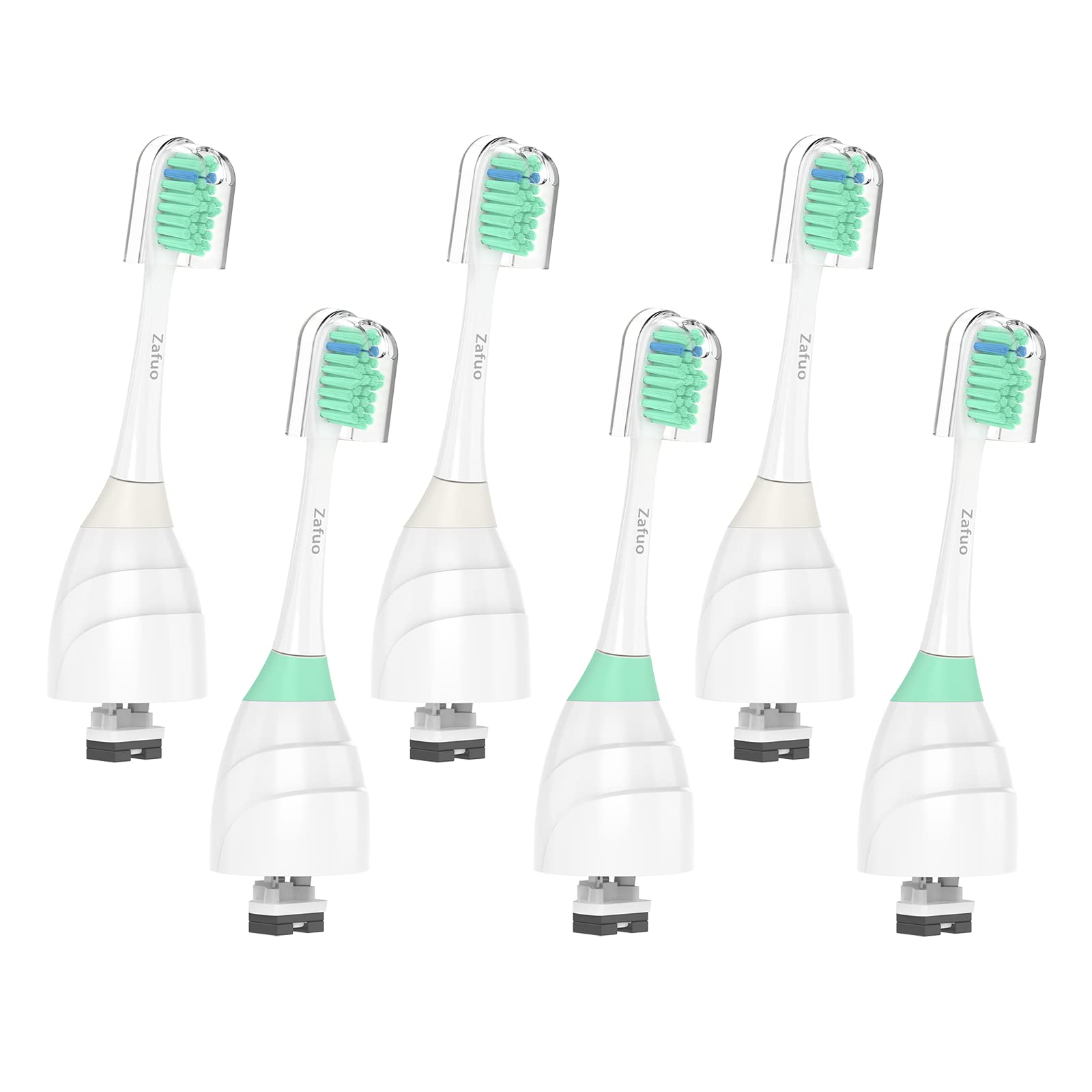 Replacement Heads for Philips Sonicare Toothbrush E-Series, Perfectly Compatible with Phillips Sonic Care Screw-on Toothbrushes, 6 Pack