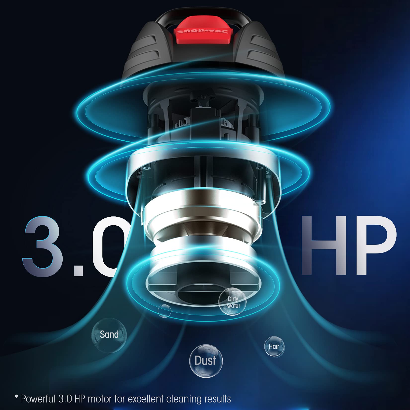 Shop-Vac 6 Gallon 3.0 Peak HP Wet Dry Vacuum+Shop·AIR Car Vacuum Cordless, Purple