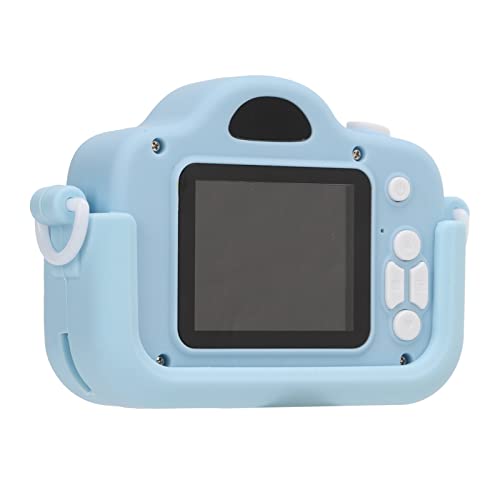 Kids Photo Video Camera, Multifunctional High Definition Kids Cartoon Camera Toy 2MP 2 Inch Screen for Gifts for Children (Single Shot Blue)