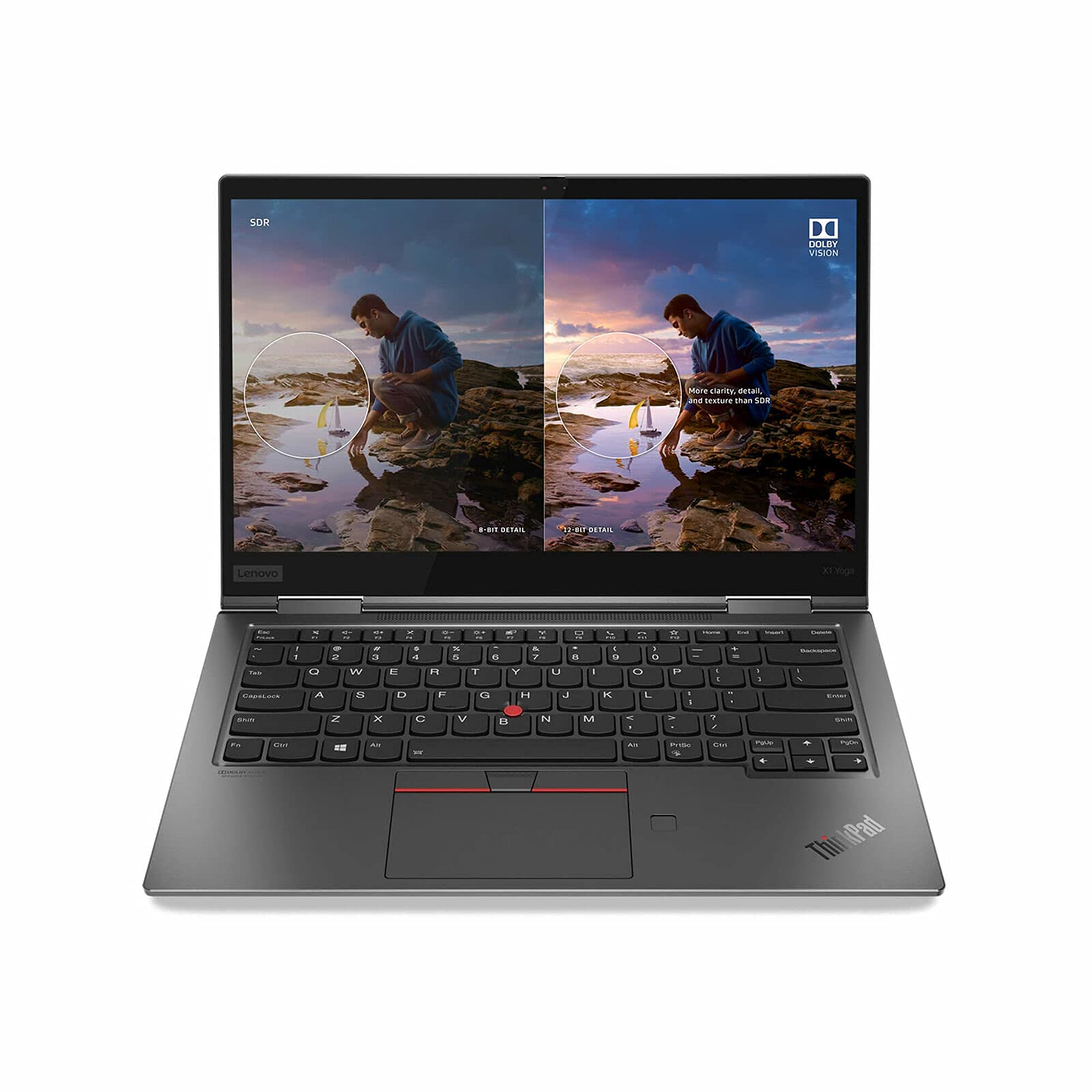 Lenovo 2021 Flagship ThinkPad X1 Yoga Gen 5 14 2-in-1 Laptop 14” FHD IPS Touchscreen 10th Gen Intel 4-Core i5-10210U 8GB RAM 1TB SSD Fingerprint Backlit Thunderbolt Win10Pro Cable (Renewed)