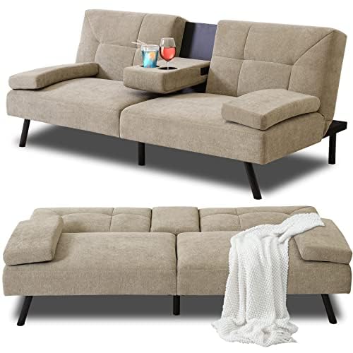 MUUEGM 267-HH Sofabed, Medium, Yellow