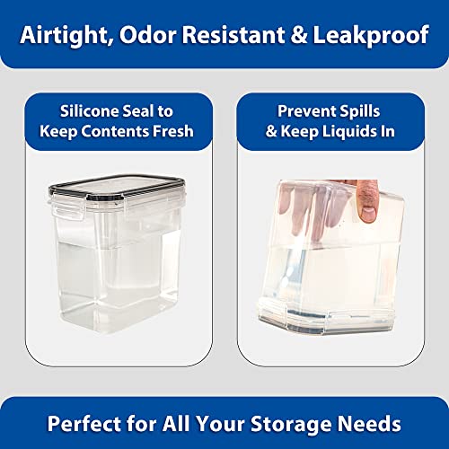 Lifetime Home 32 PACK Airtight Food Storage Containers Set with Lids for Kitchen & Pantry Organization - BPA-Free for Cereal, Pasta, Rice, Vegetables, Fruits & Flour - FREE Markers and Labels