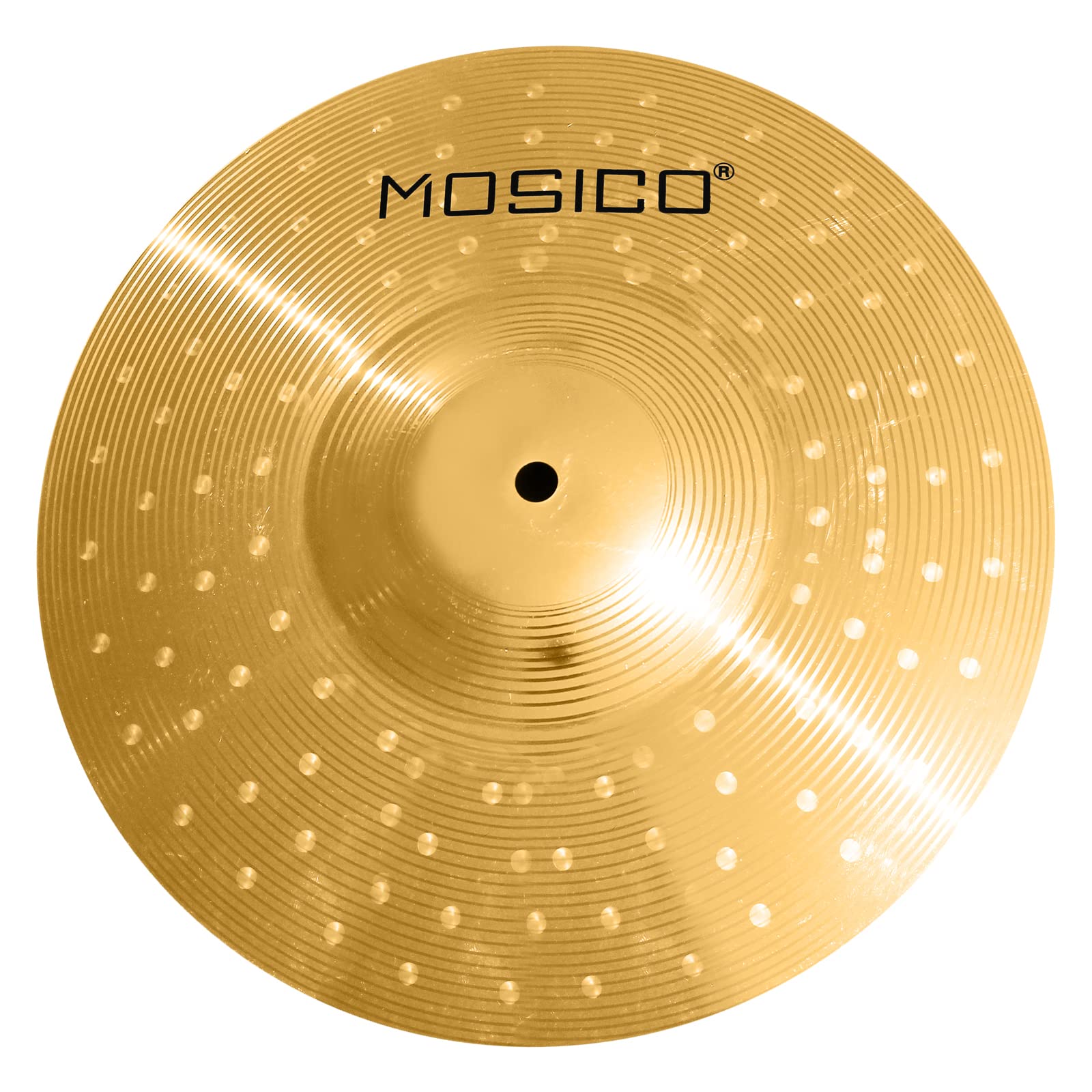 Mosico Cymbal Pack Drum Cymbal Set 14"/16"/18"/20" Free Plus 8“ Golden Splash and Cymbal Bag 6 Pieces Drum Cymbal