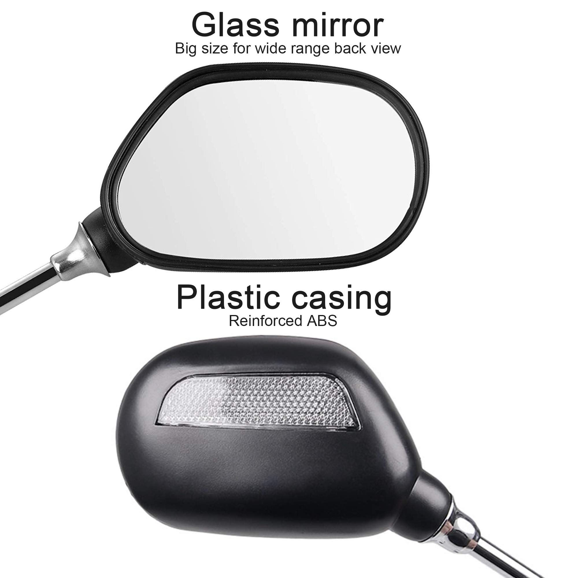 Jeemitery Bike Mirror, Adjustable Rotatable bicycle mirrors for handlebars, Safe 360 Rotation Rearview Mirror Mountain Bike Mirror Handlebar Mount