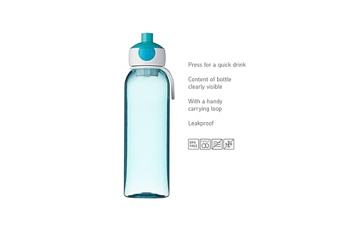Mepal Rosti Campus Water Bottle 500 ml Plastic / Pin 6.4 x 7 x 22.2 cm
