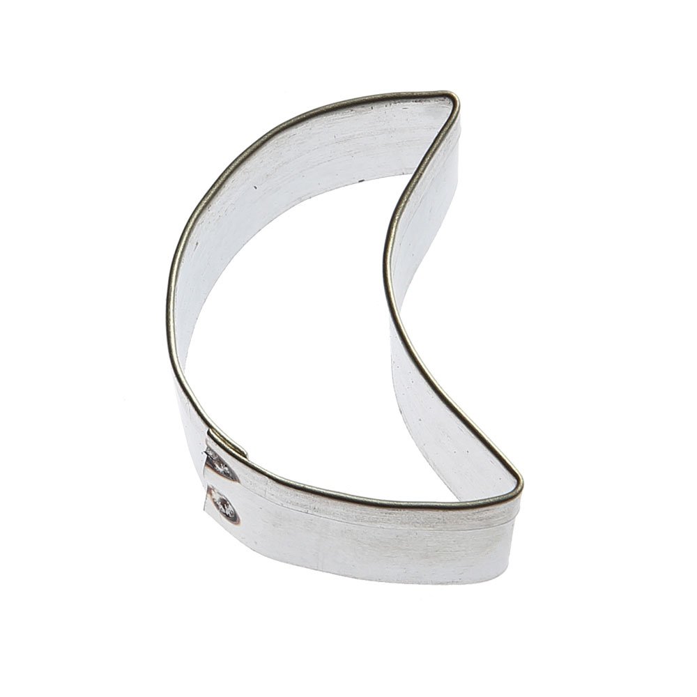 Mini Crescent Moon Cookie Cutter 1.25 Inch - Made in the USA – Foose Cookie Cutters Tin Plated Steel Mini Crescent Moon Cookie Mold
