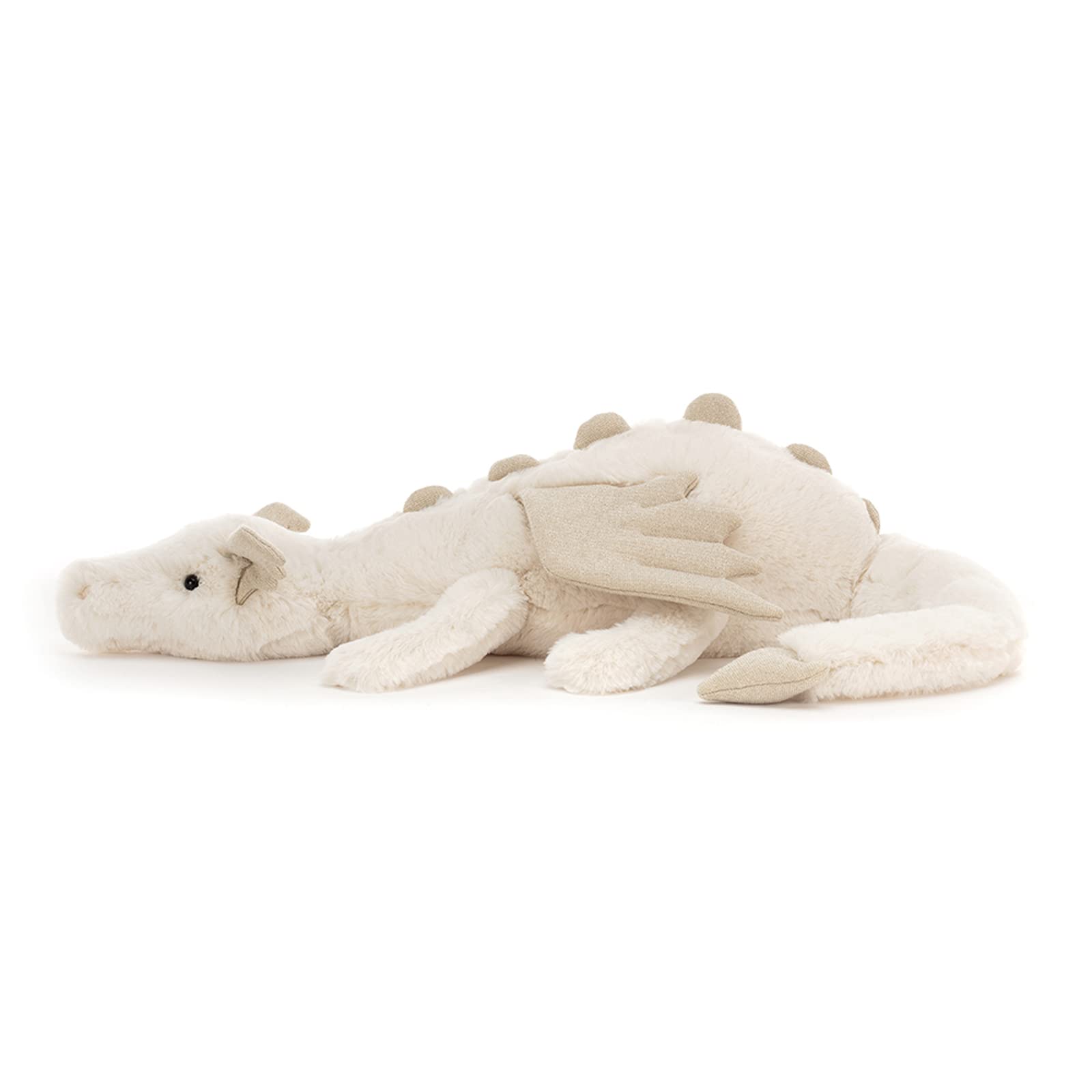 Jellycat Snow Dragon Stuffed Animal, Medium