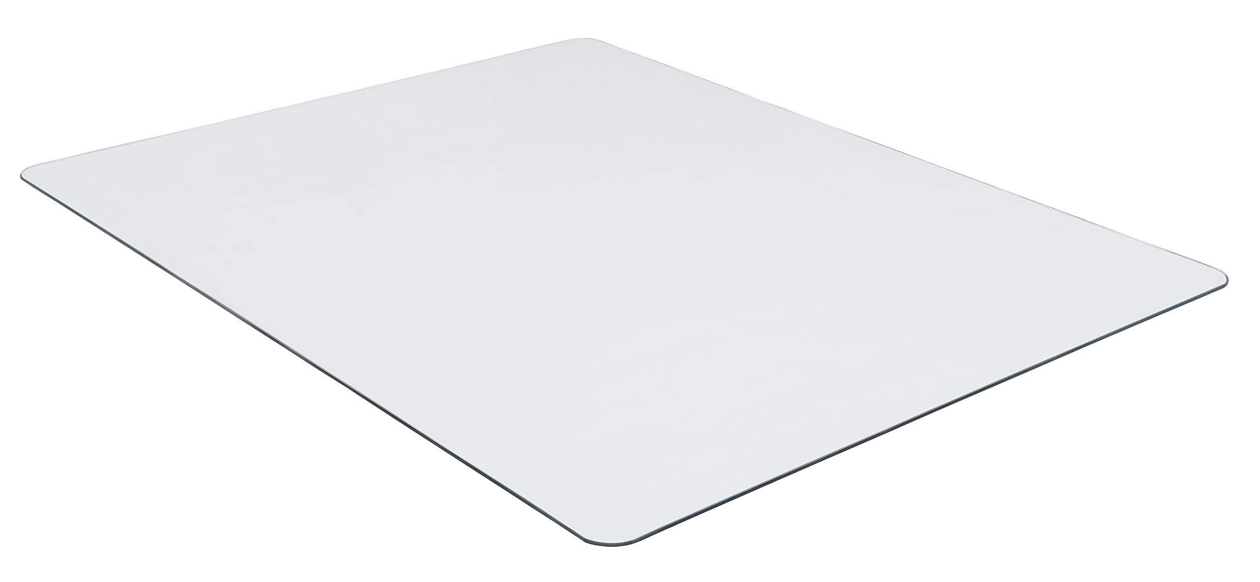 Lorell Tempered Glass Chairmat, 60", Clear
