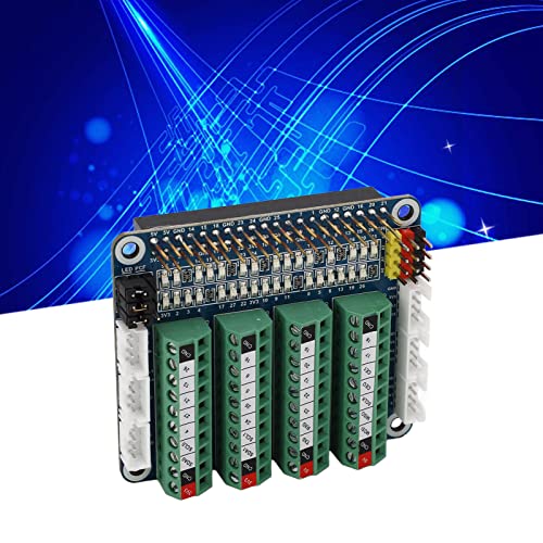 Sensor Expansion Board, Clear Identification ADDA Chip LED GPIO IO Port Development Board Excellent PCB for 4B 3B CM4