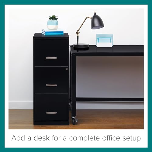 Lorell LLR18573 SOHO 18 3-Drawer Vertical File