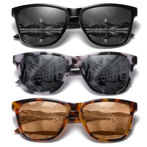 Polarized Sunglasses for Women Men Classic Retro Designer Style Fashion UV400 Protection