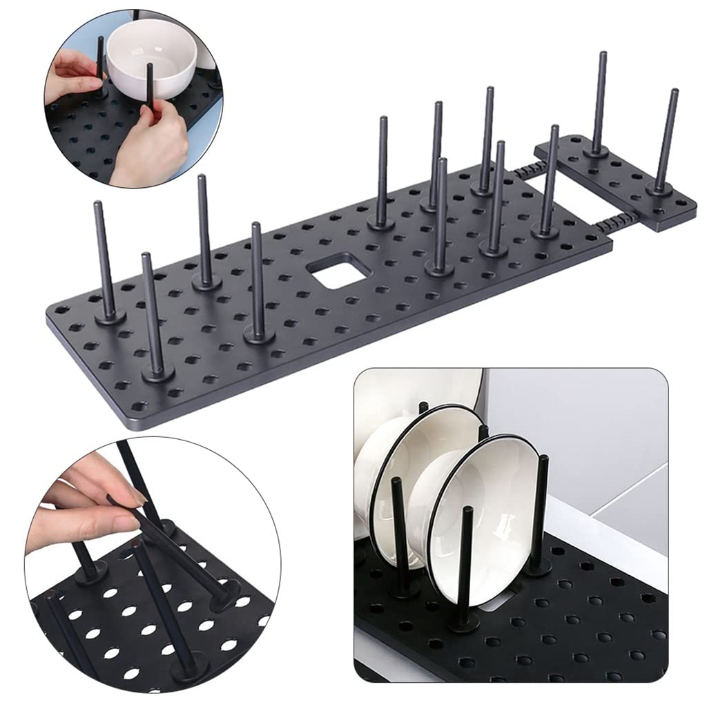 IULJH Kitchen Organizer Pot Lid Rack Stainless Steel Spoon Holder Pot Lid Shelf Cooking Dish Rack Pan Cover Stand Kitchen Accessories
