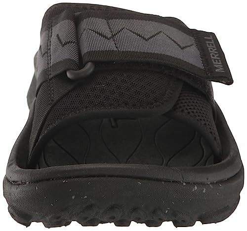 Merrell Women's Hut Ultra Slide Sandal, Black/Black, 7