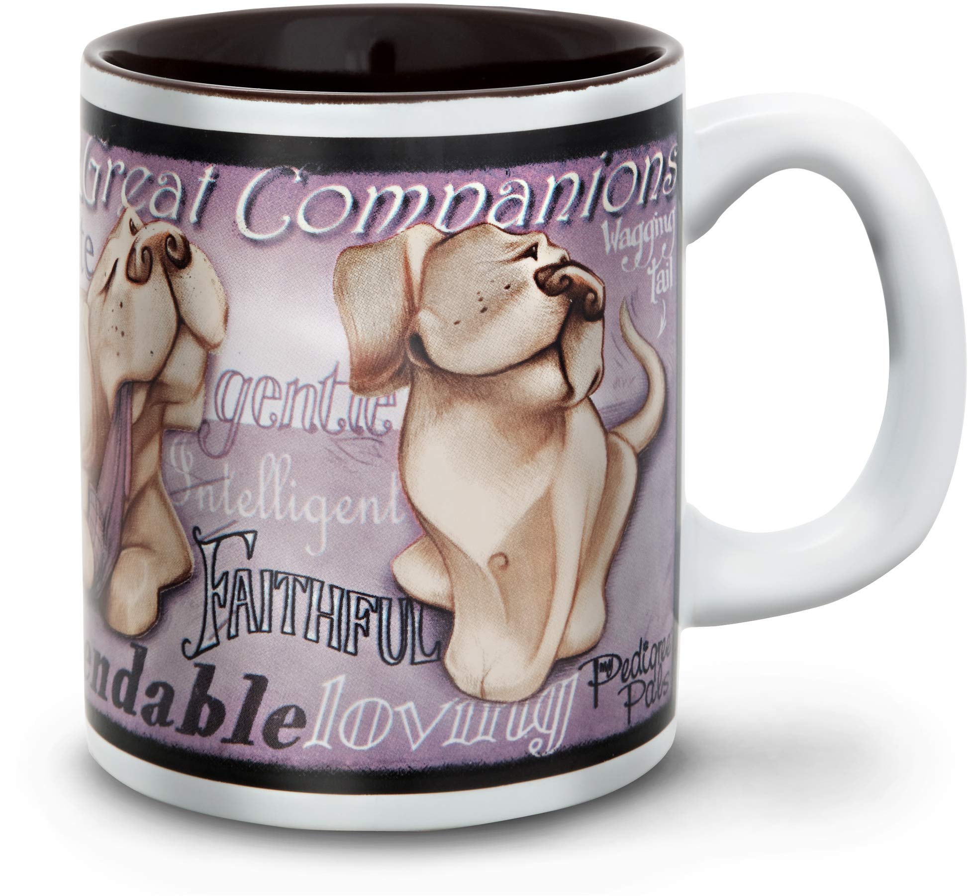 Pavilion Gift Company Pedigree Pals "Yellow Labrador" Mug, 12-Ounce