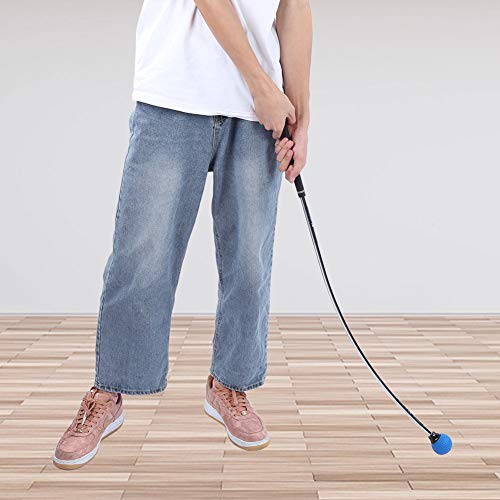Keenso 1 Pcs A363 Golf Swing Trainer Blue Golf Curves Swing Practice Stick Rubber Trainer Sports Training Equipments Golf